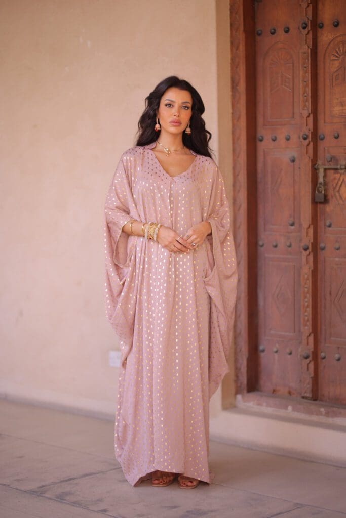 Al Ain (العين) Kaftan - Dusty Pink - UNBOX Basics