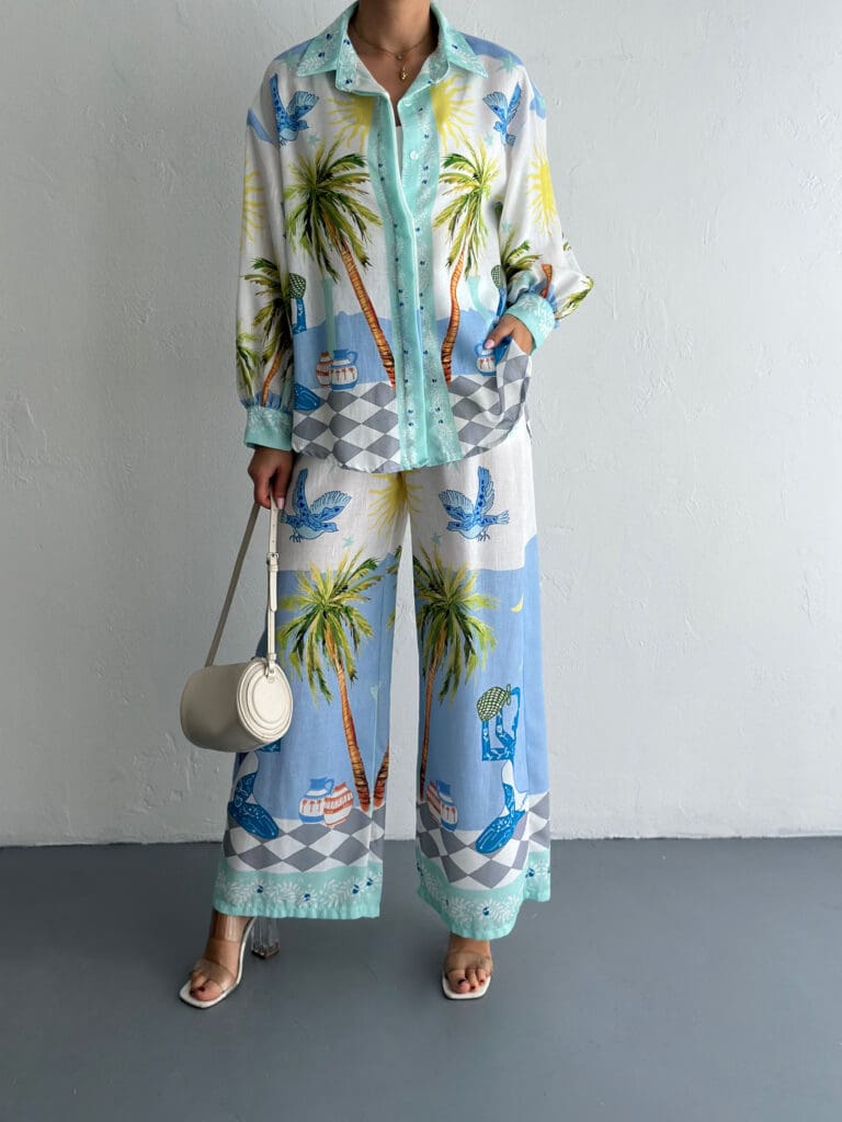 Wild palm Set - Blue - UNBOX Basics