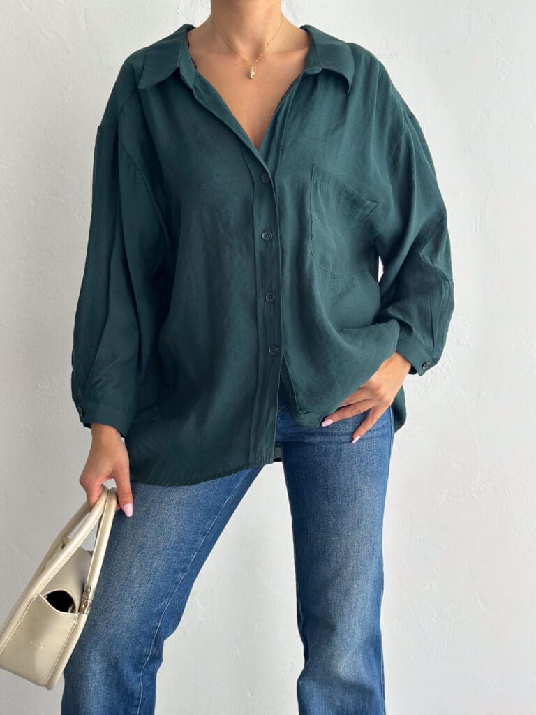 Forset Green Oversized Fabia - UNBOX Basics